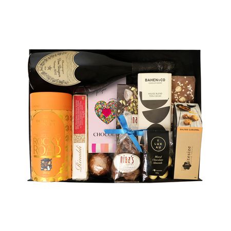 Brownie Hamper & Dom Perignon - Bockers & Pony